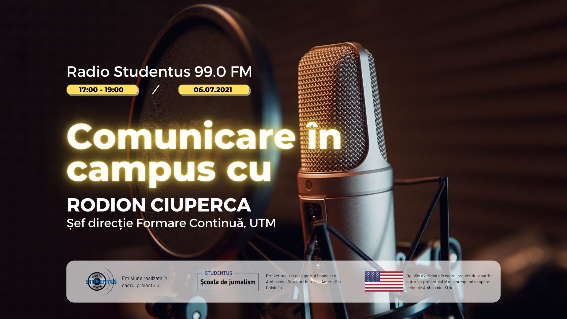 Un nou program de master absolut inedit inițiat la UTM - Radio Studentus